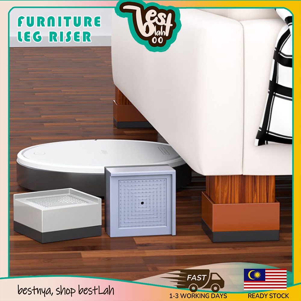 BESTLAHH 4PCS Furniture Base Fridge Washing Machine Feet Flood Raiser ...