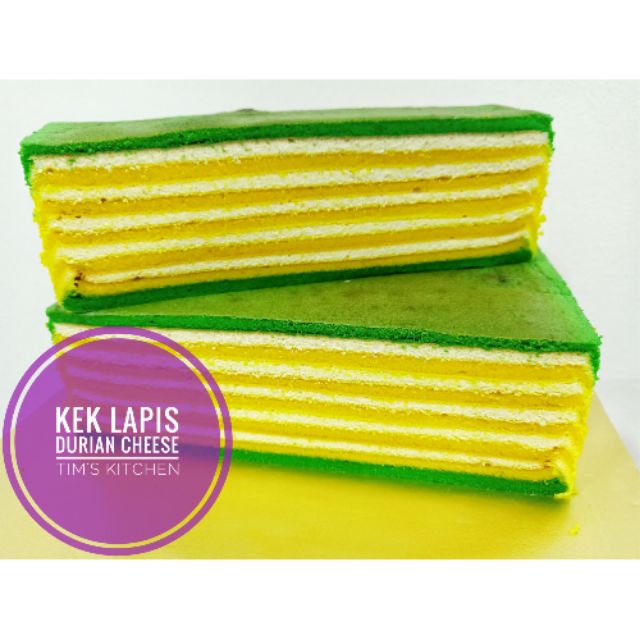 💥OPEN ORDER RAYA HAJI💥 KEK LAPIS DURIAN CHEESE! | Shopee Malaysia