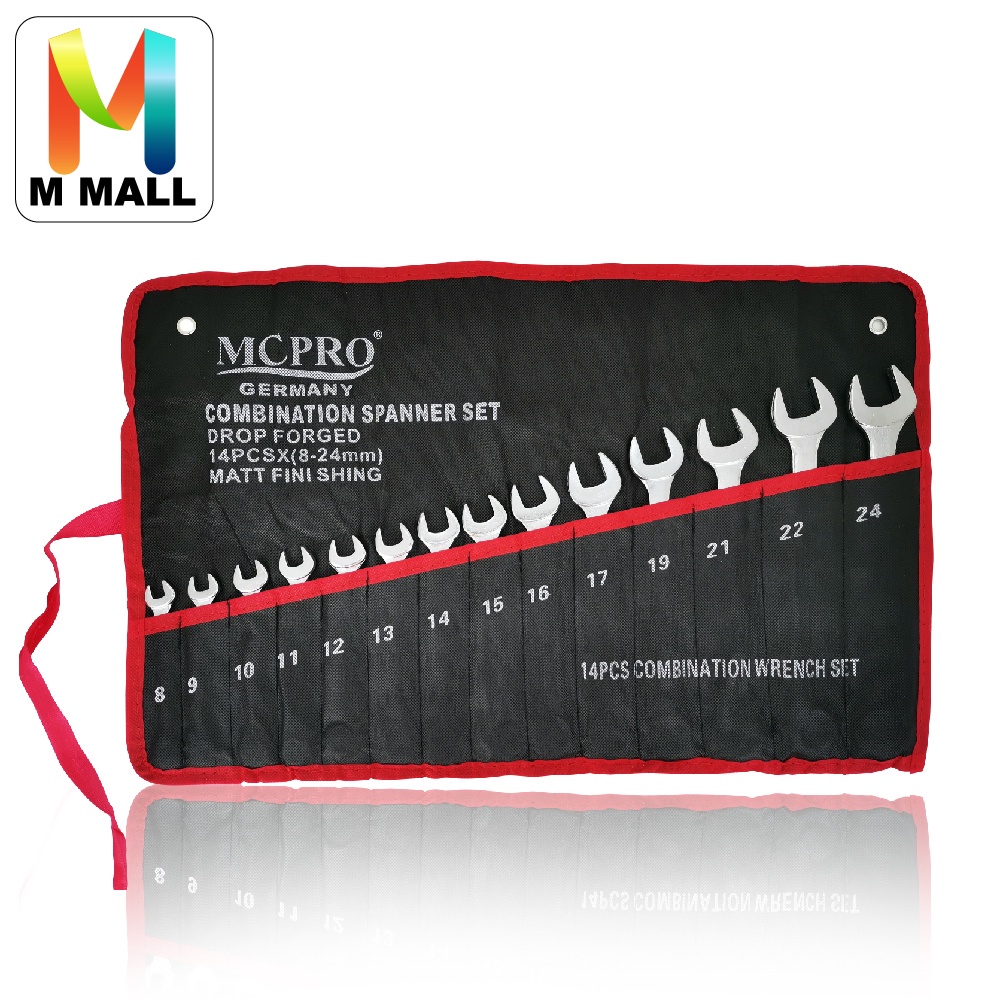 MCPRO VENUS 8-24MM SPANNER WRENCH SET CHROME 14PCS/9PCS/11PCS 1/2"DR ...