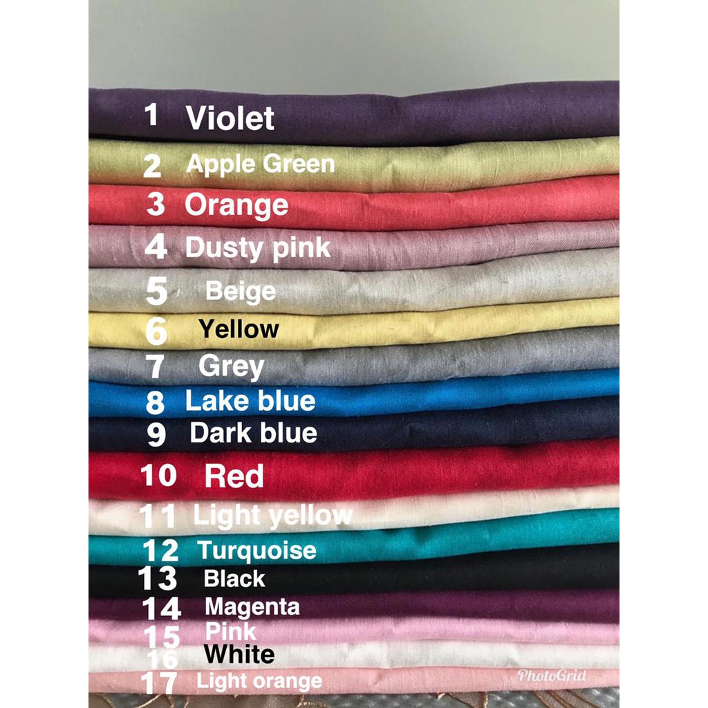 Kain Linen 4 meter (60") | Shopee Malaysia