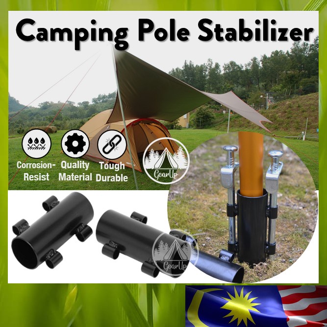 GearUp 🔥 [READY STOCK]🔥Camping Pole Holder Stabilizer Tent Flysheet ...