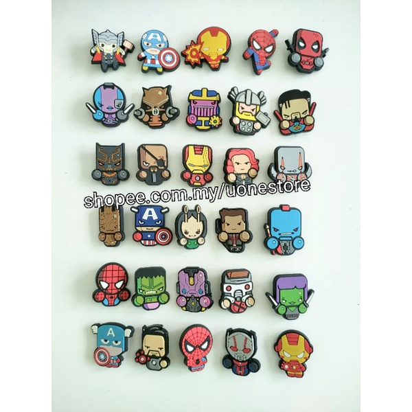 Marvel Avengers Cute Cartoon Series Door Gift Brooch Pin (5pcs ...
