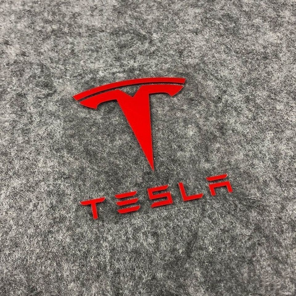 TESLA Logo Sticker MODEL S MODEL3 X Y Cybertruck Computer Luggage ...