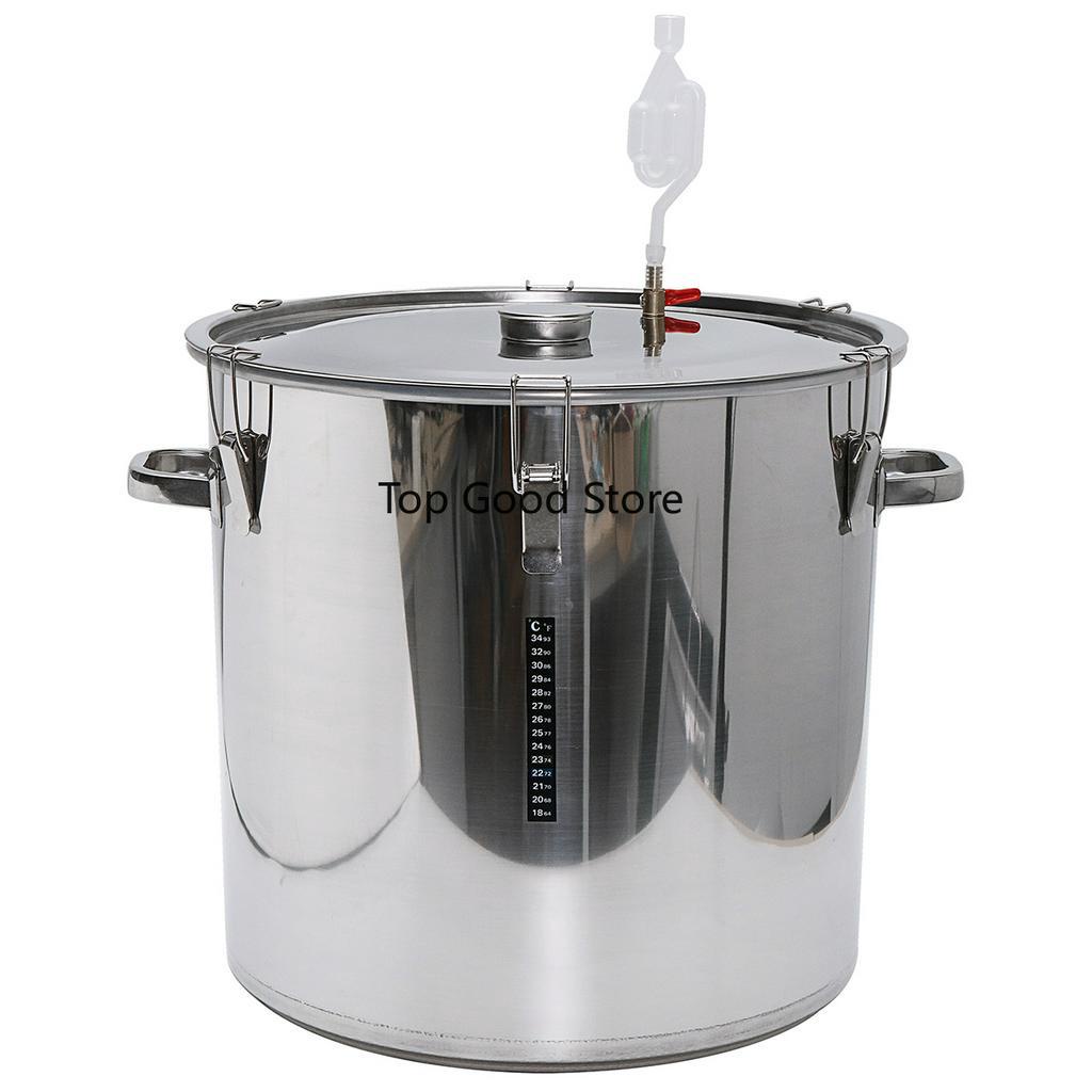 New 12/36/50/70/100L Stainless Steel Fermenter Barrel Home Brew Beer ...