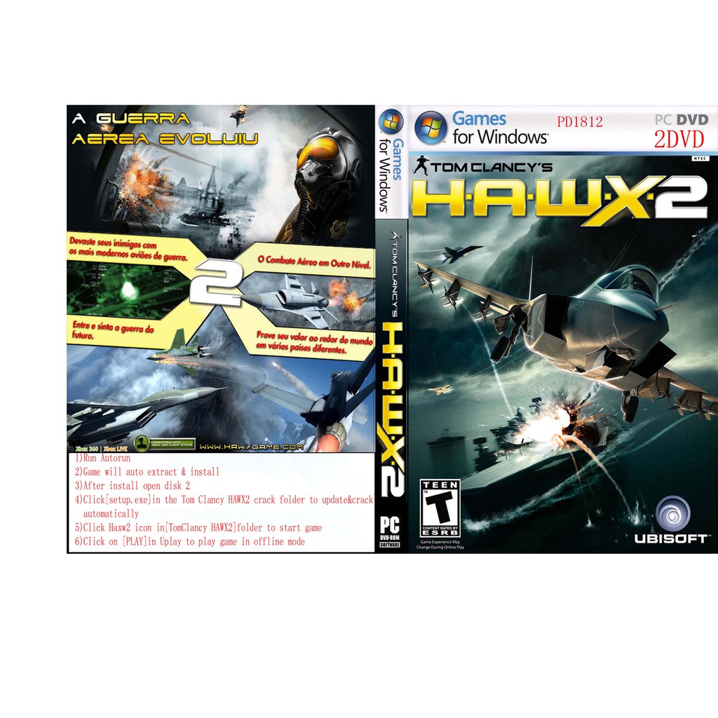 PC Games TOM CLANCY'S HAWX 2 - 2 DVD | Shopee Malaysia