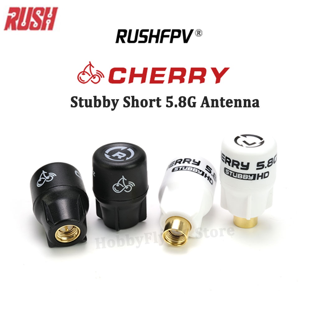 RUSH Cherry Stubby Short 5.8G Antenna RHCP SMA Analog/LHCP RPSMA ...