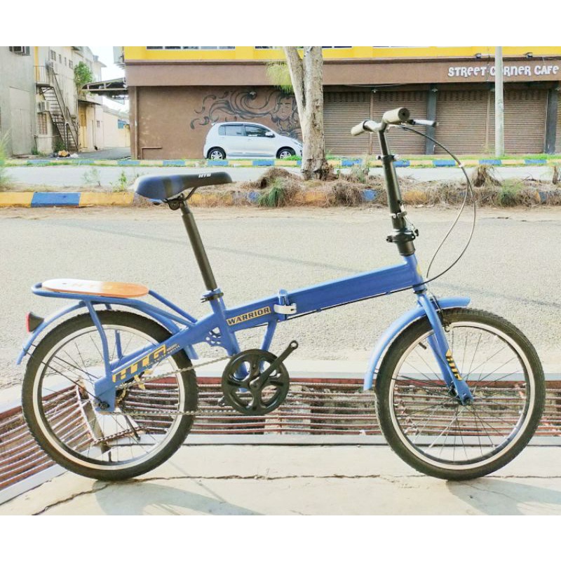 📢100% Siap Pasang📢20"inch Basikal Lipat Fesyen Jepun Vintage - Single ...