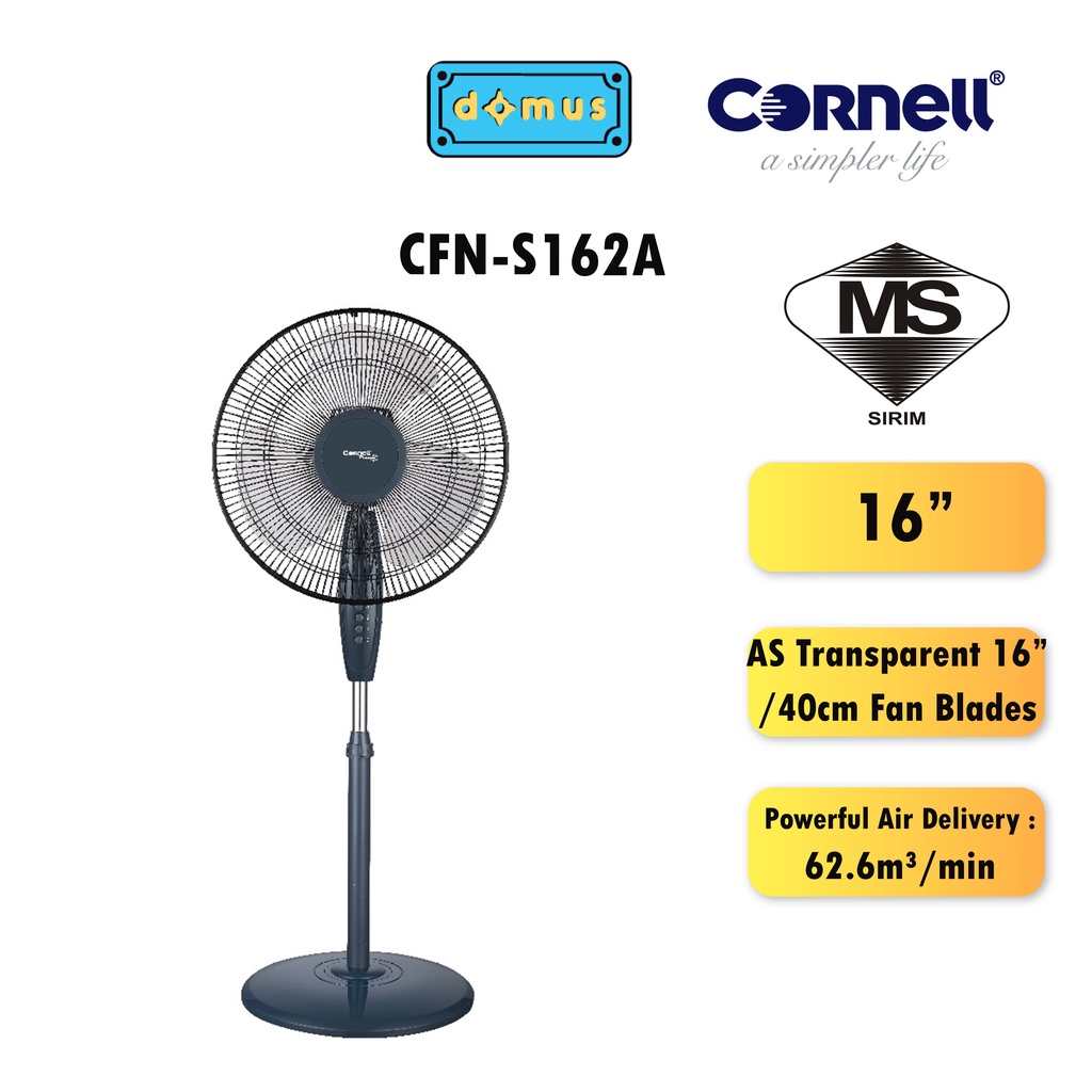 Cornell 16 Inch Stand Fan Kipas Angin Berdiri Murah Berkualiti 16" Standing Fan 电风扇 CFN-S162A ...