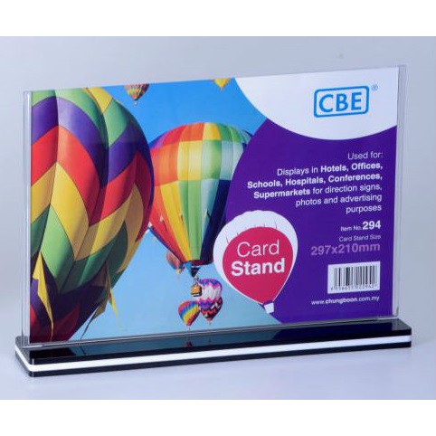294 CBE CARD STAND A4 (HORIZONTAL) | Shopee Malaysia