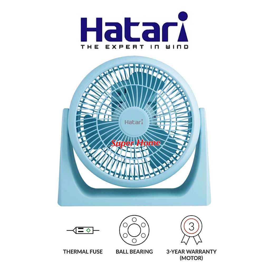 Hatari Cyclone Fan HT-PS20M1 - Blue (8") | Shopee Malaysia