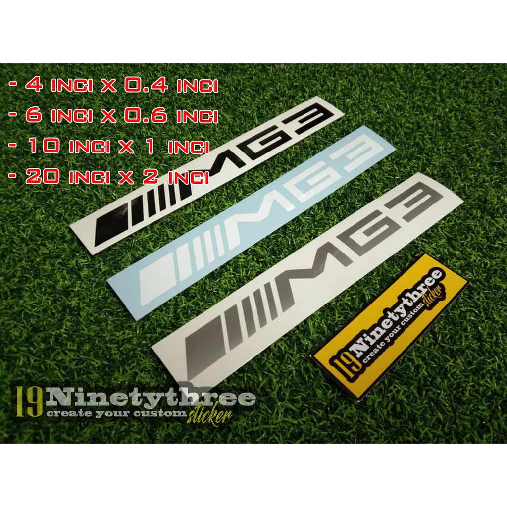 mg3 sticker myvi/car sticker | Shopee Malaysia
