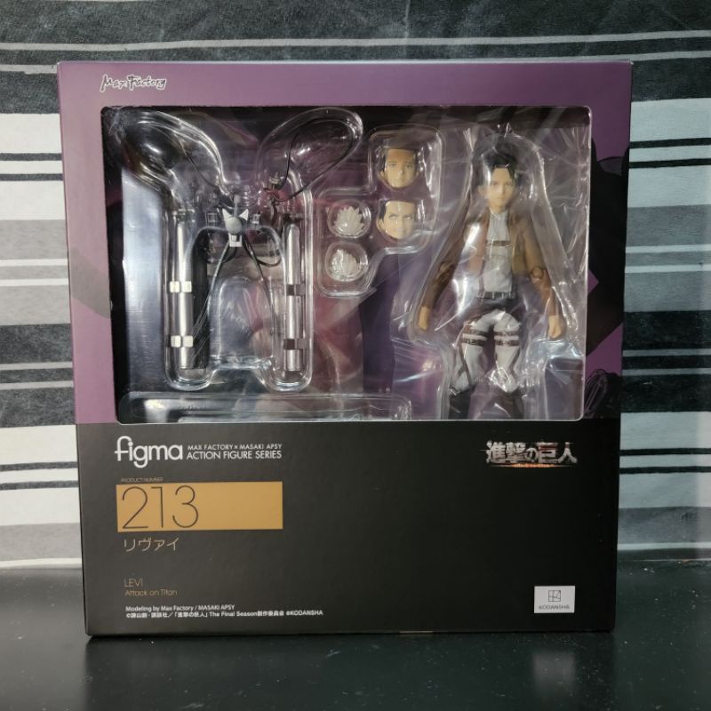 [READY STOCK] FIGMA LEVI ATTACK ON TITANS | Shopee Malaysia