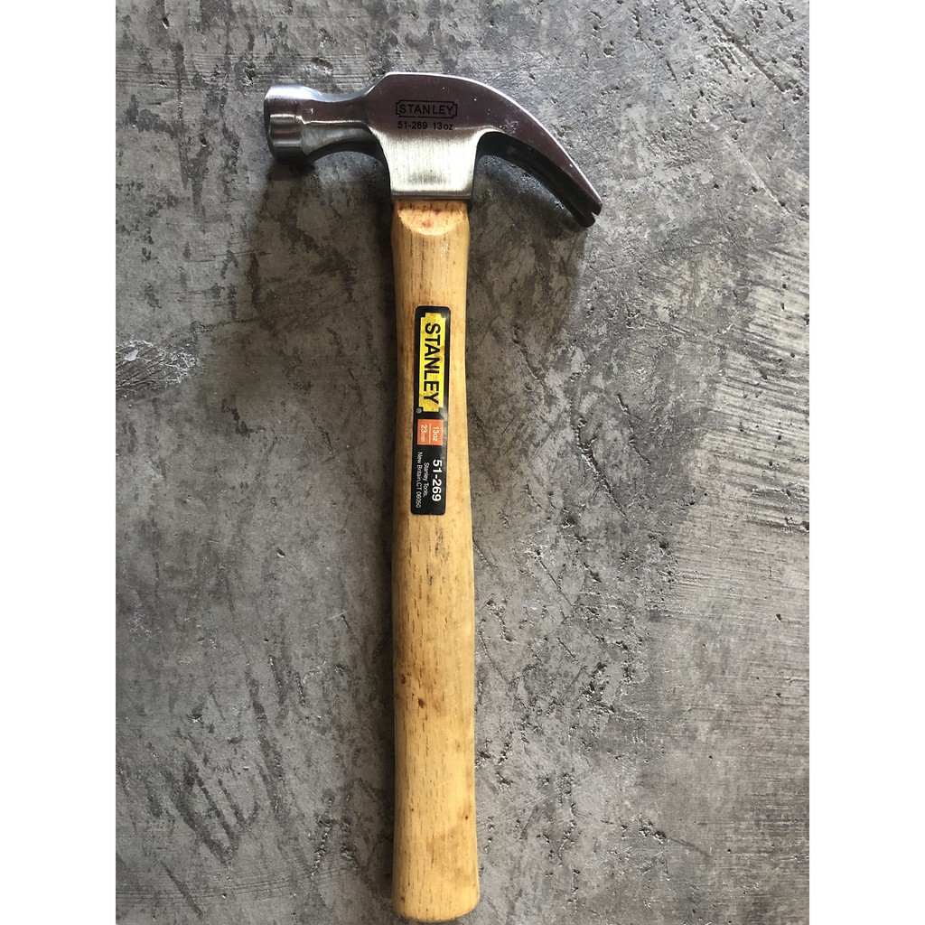VMSHOPP- 13oz 370G [100% ORIGINAL] 51-269 STANLEY Wood Handle Claw ...