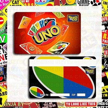 Uno Card - Touch n Go Sticker [ Front & Back ] | Shopee Malaysia