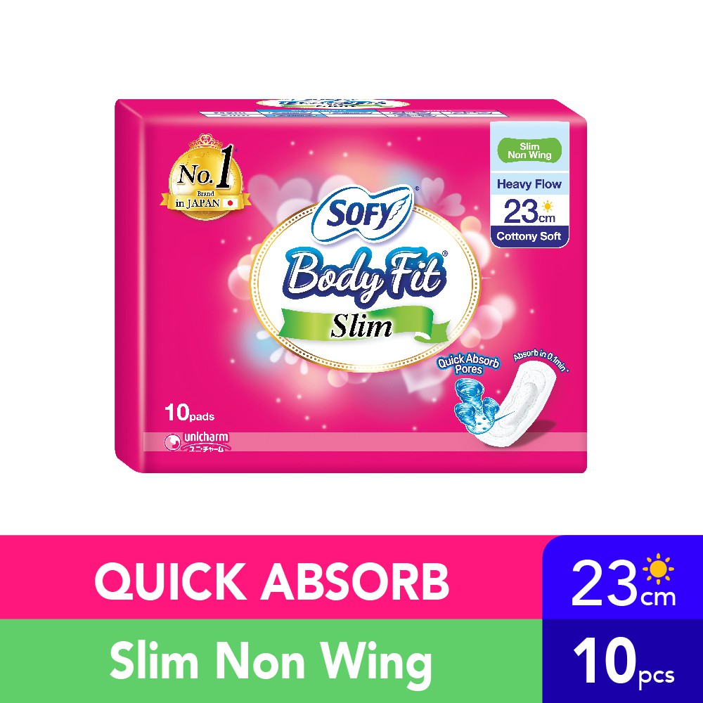 Sofy Body Fit Day Slim (23cm x 10 Pcs) | Shopee Malaysia