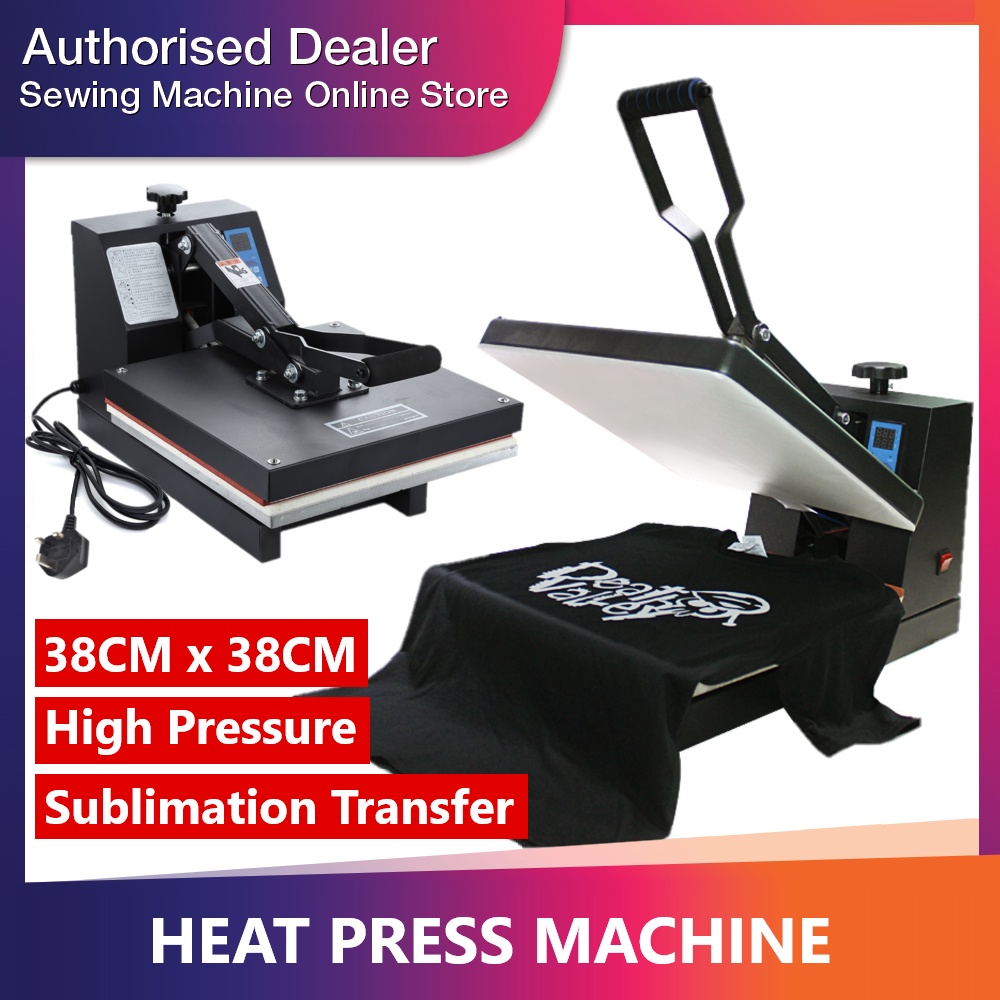 Heat Press Machine / Stamping Printing Machine / High Pressure 38 x 38CM Sublimation Transfer ...