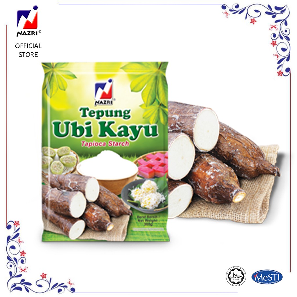 NAZRI Tepung Ubi Kayu (300g)/NAZRI Tapioca Flour (300g) | Shopee Malaysia