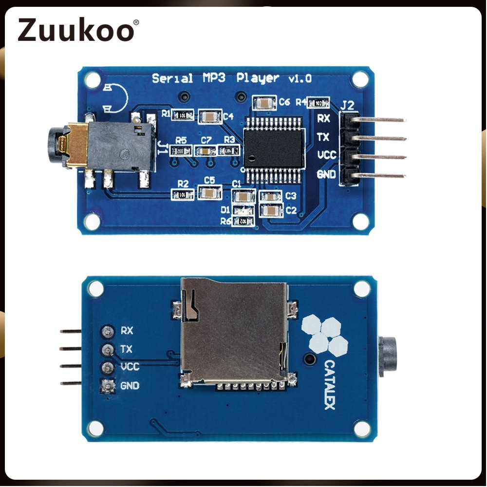 YX5300 UART Control Serial MP3 Music Player Module For Arduino/AVR/ARM New | Shopee Malaysia