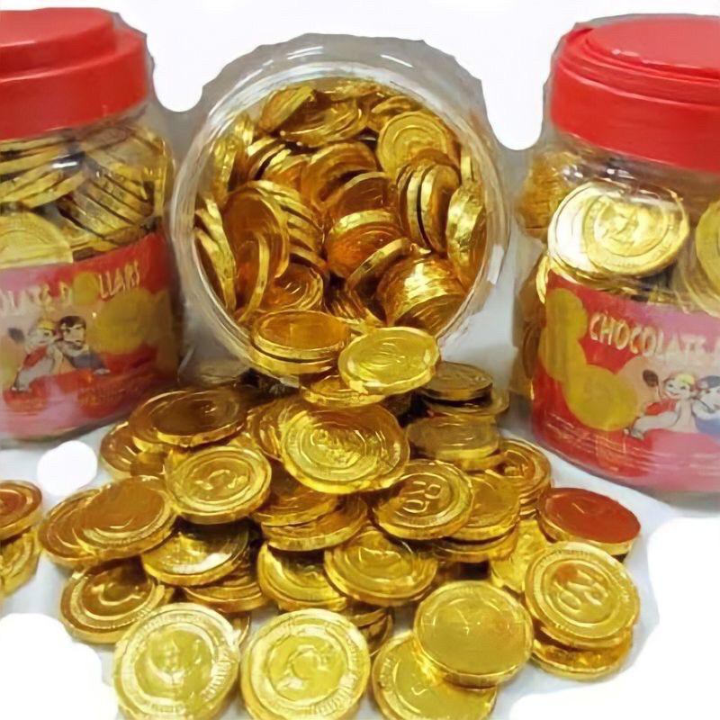 Chinese New Year Snacks/ Chinese New Year Sweets/ Chocolate Gold Coins ...