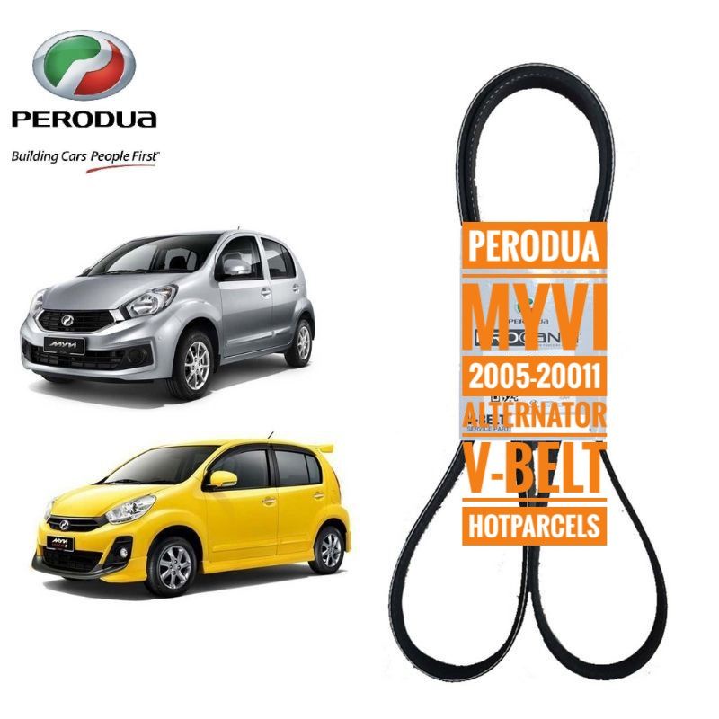 PERODUA Myvi 1.3 OLD 2005 - 2011 FAN BELT V-BELT 4pk1705 9004A-73R05 ...