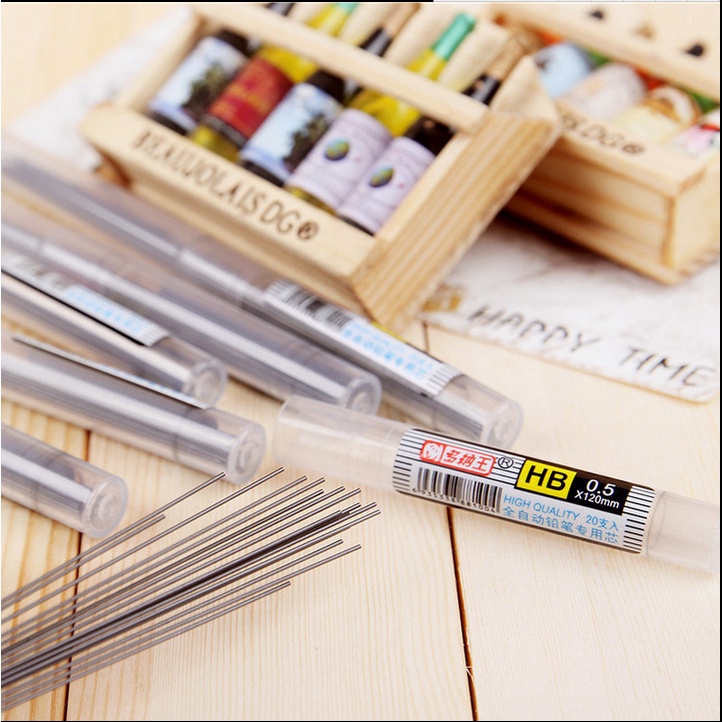 2B Lead 0.5MM & 0.7MM Long 110MM Mechanical Pencil Lead /0.5 & 0.7 2B ...