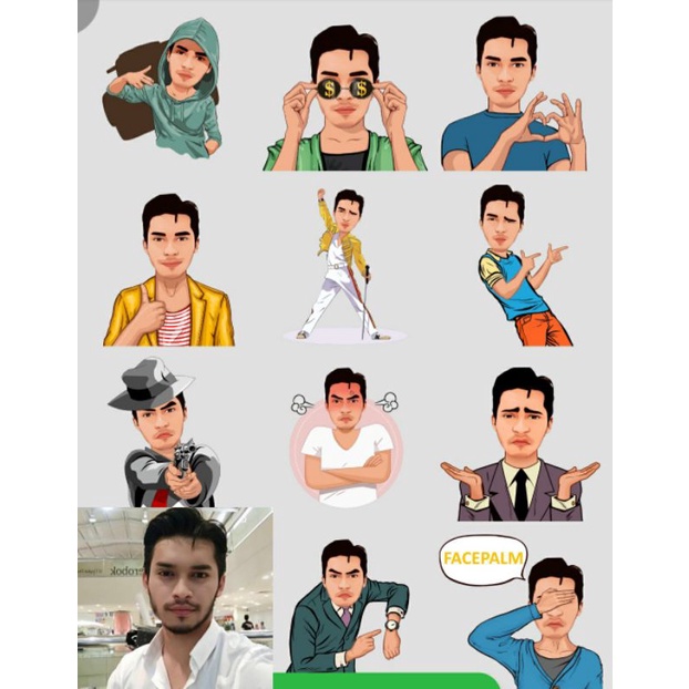 Customise whatsapp sticker your own face / buat sticker whatsapp muka ...