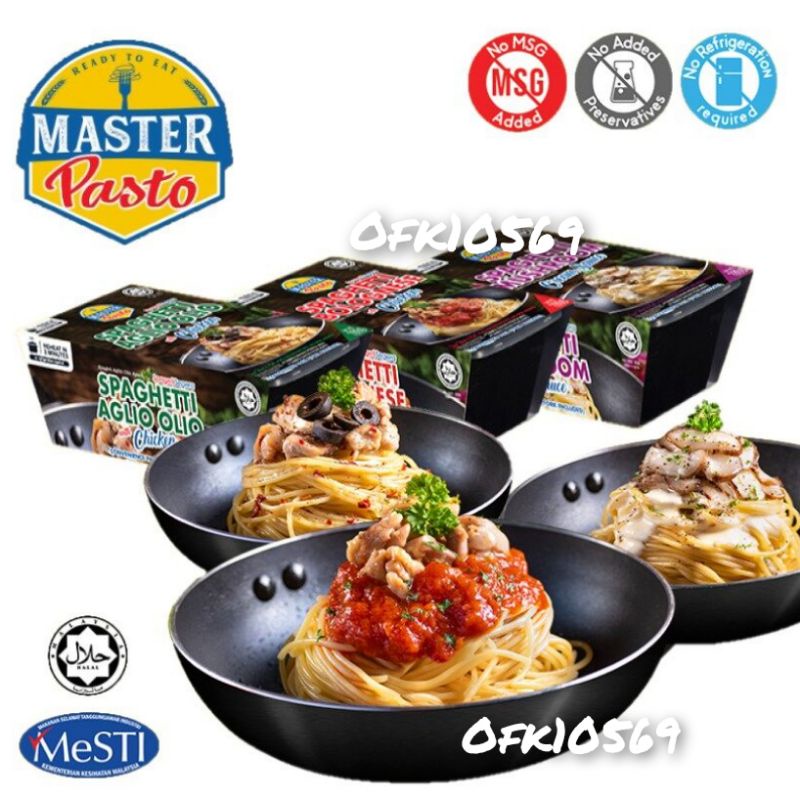MASTER PASTO SPAGHETTI 270gm / 300gm / 250gm | Shopee Malaysia