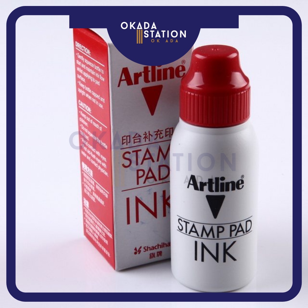 Artline Stamp Pad Refill Ink (50ml) / Stamp Pad Ink Refill / Artline ...