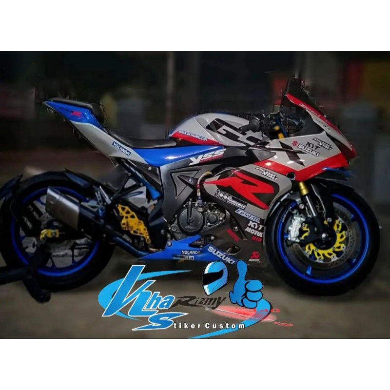 Gsx R full body Sticker decal - gsx fullbody striping - gsx full body ...