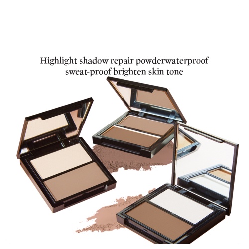 Novo Contour Palette 2 Color Highlighter Shadow Powder Matte Shimmer ...