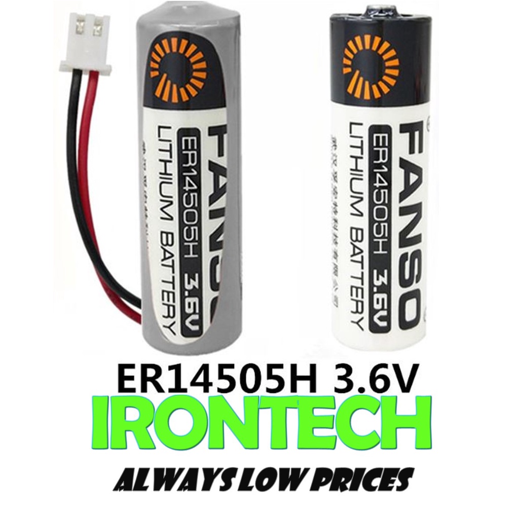 FANSO ER14505H 14505 3.6V PLC CNC Lithium Thionyl Chloride Battery LS ...