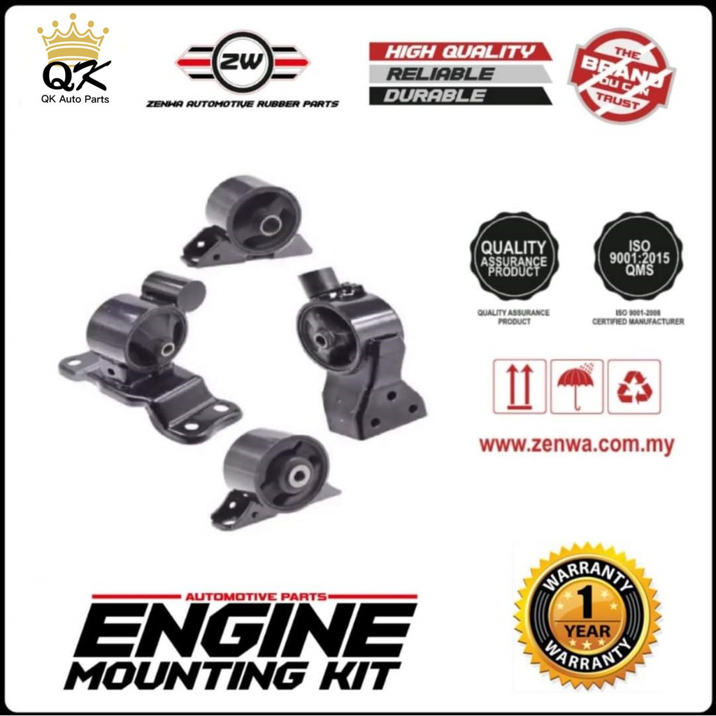 Proton waja/Gen2/Persona Manual engine mounting kit set (ZW) | Shopee ...