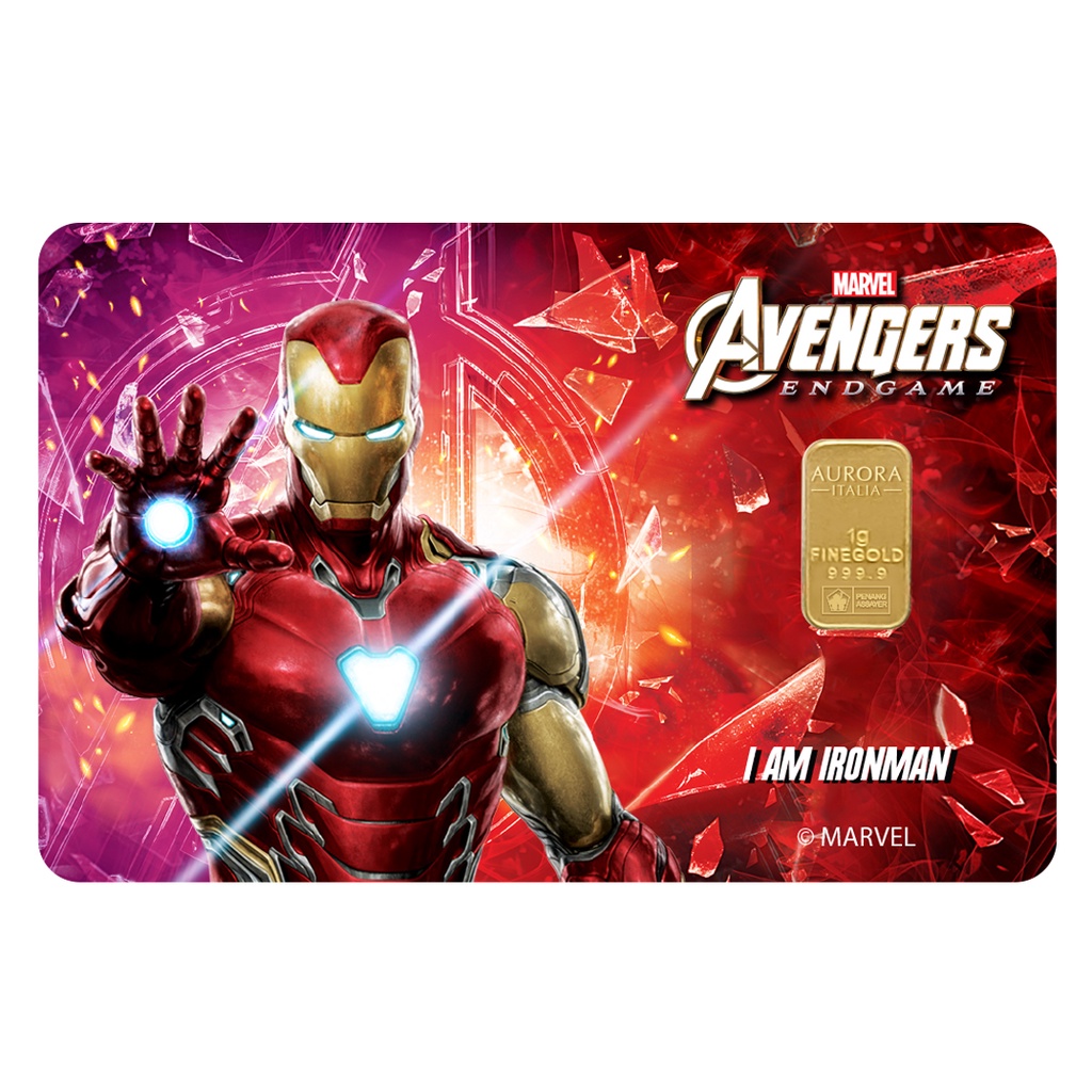 Public Gold 1gram 9999 24k Ironman Shopee Malaysia 