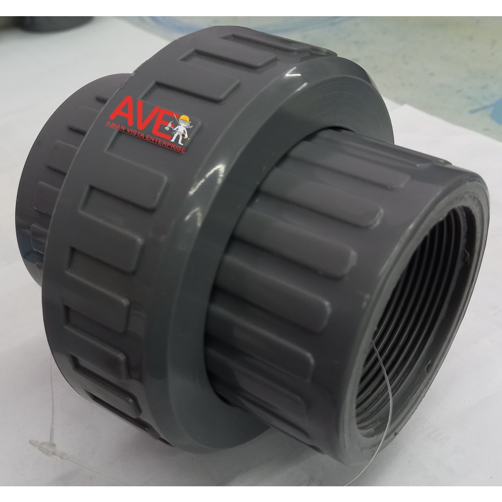PVC Union Coupling Socket End or Threaded End 15mm (1/2") | 20mm (3/4 ...