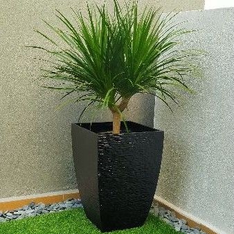 Pasu Fiber outdoor vase plant planter box pot. | Shopee Malaysia