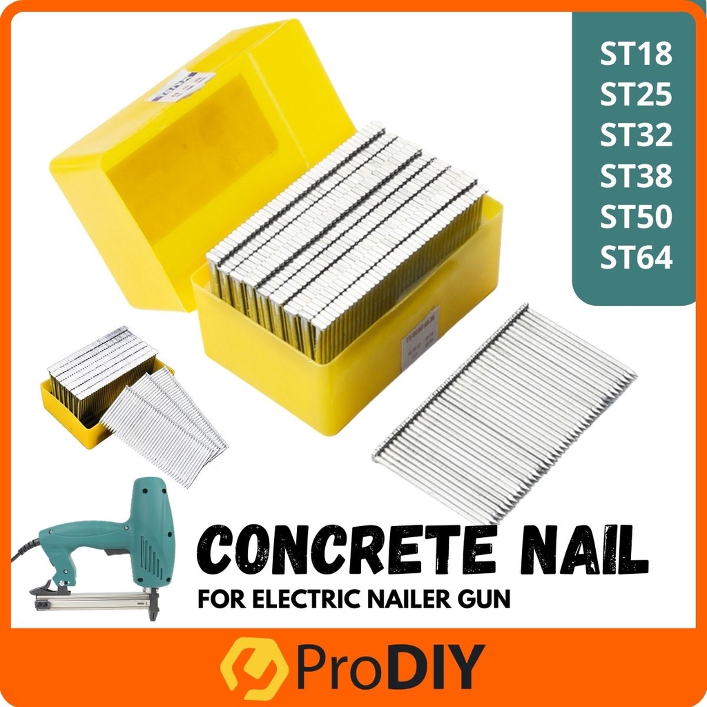 720PCS Finished Nail Concrete Nail Steel Row Nail For Electric Nailer Gun (ST18 , ST25 , ST32 ...