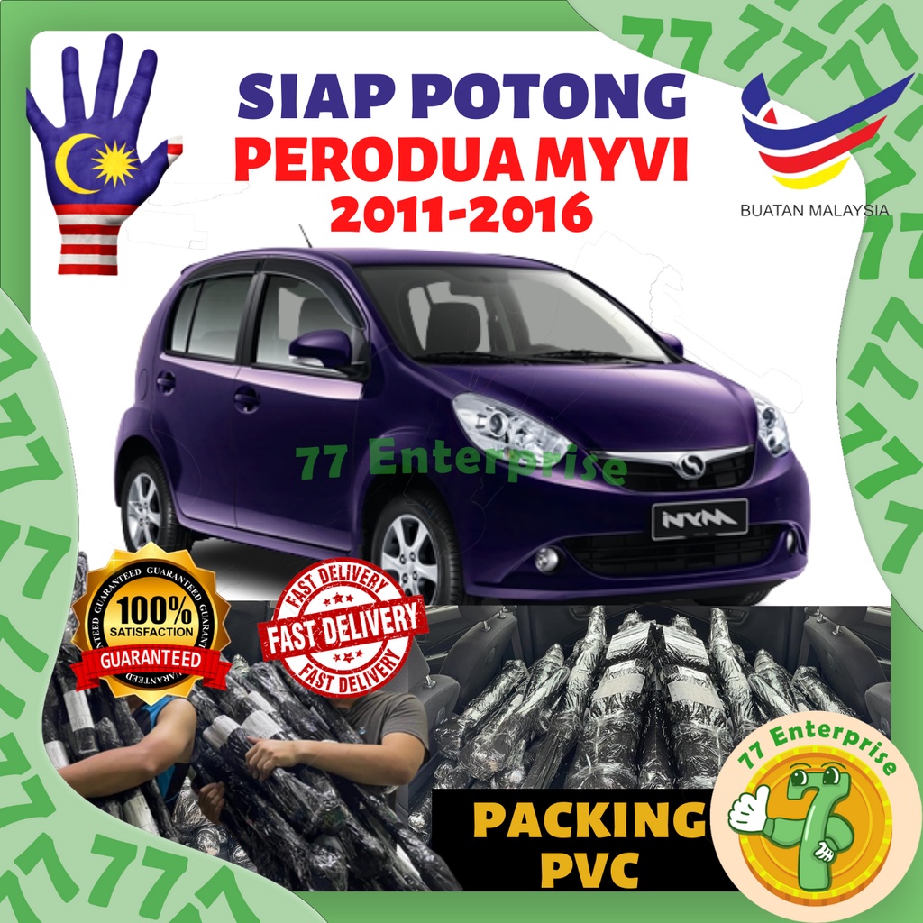 PERODUA MYVI 2ND GEN Tinted UV 4 Pintu Siap Potong / Perodua Myvi ...