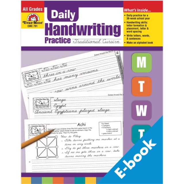 【Printable】Daily Handwriting Practice: Traditional Manuscript, Grades K ...