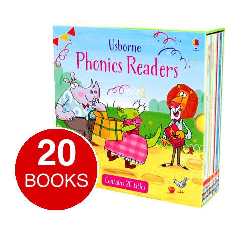Original Usborne Phonics Readers 20 Books Box Collection Children ...