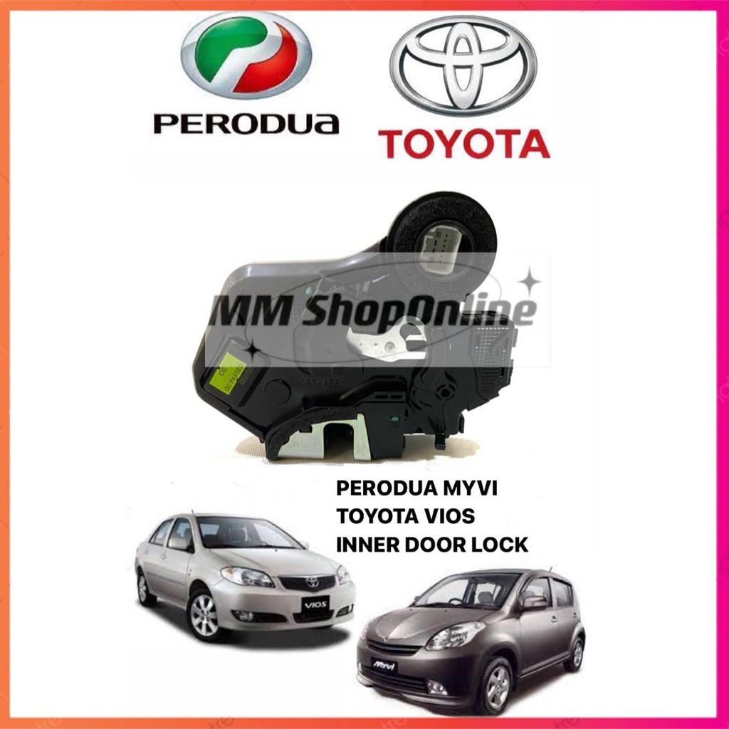 TOYOTA VIOS NCP42 PERODUA MYVI INNER DOOR LOCK WITH ACTUATOR PINTU LOCK ...