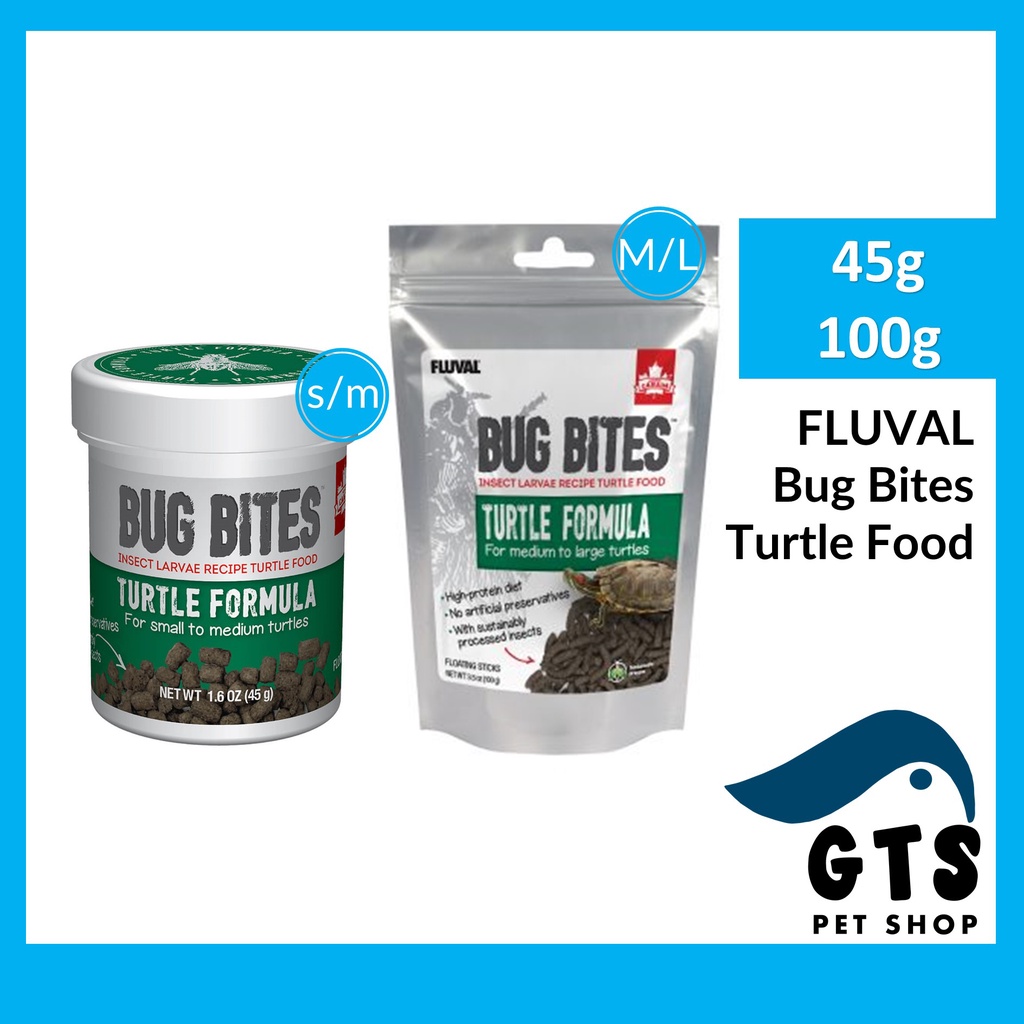 Fluval Bug Bites Turtle Pellet / Turtle Food Turtle Floating Pellet ...