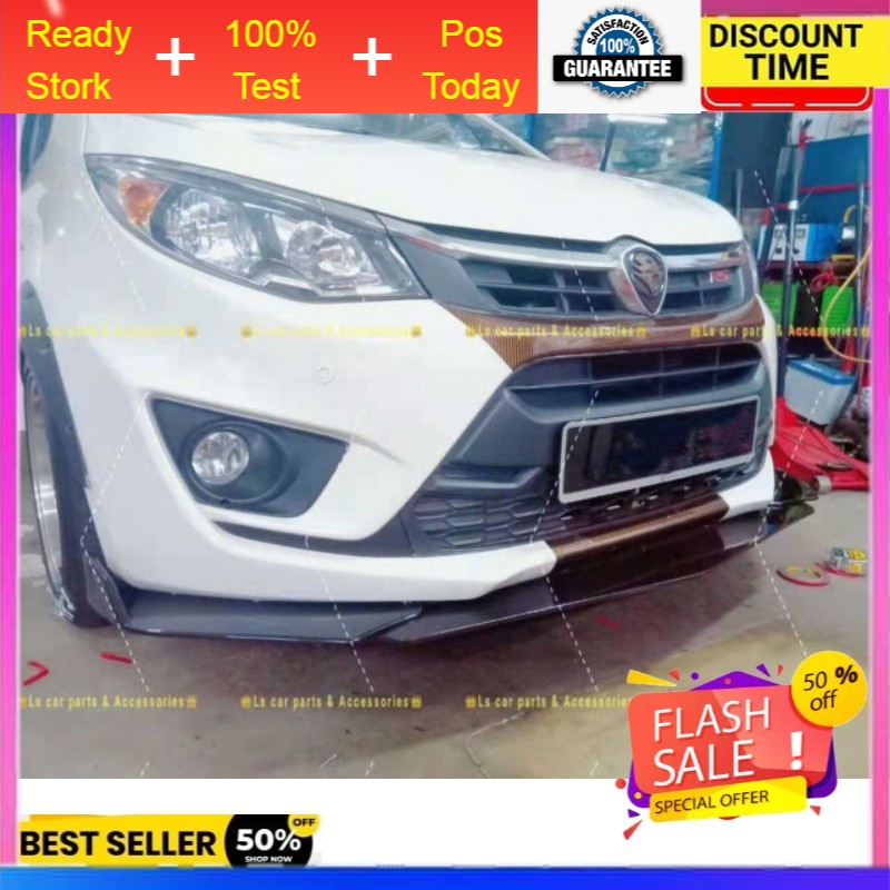 Diffuser Bumper Front Lip Axia Bezza City Vios Almera Civic Wira ...