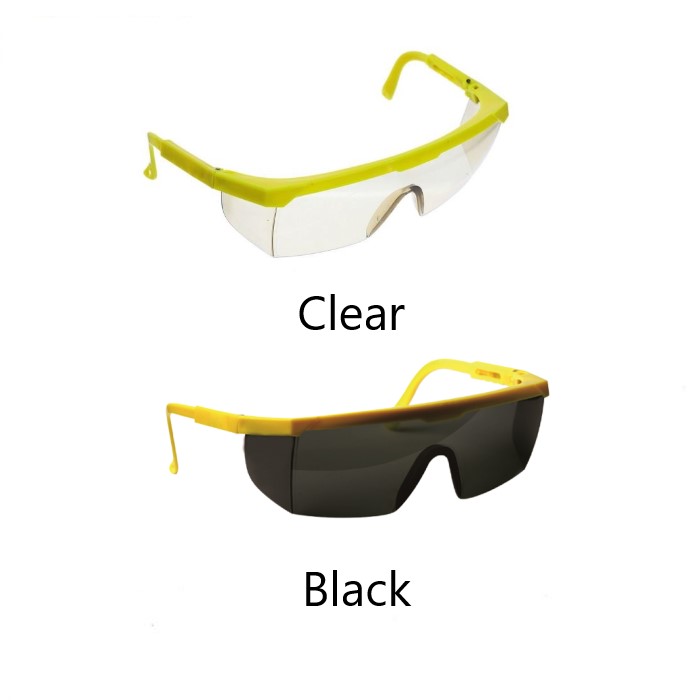 [Clear/Black] Eye Protection Safety Glasses Goggle / Cermin Mata ...