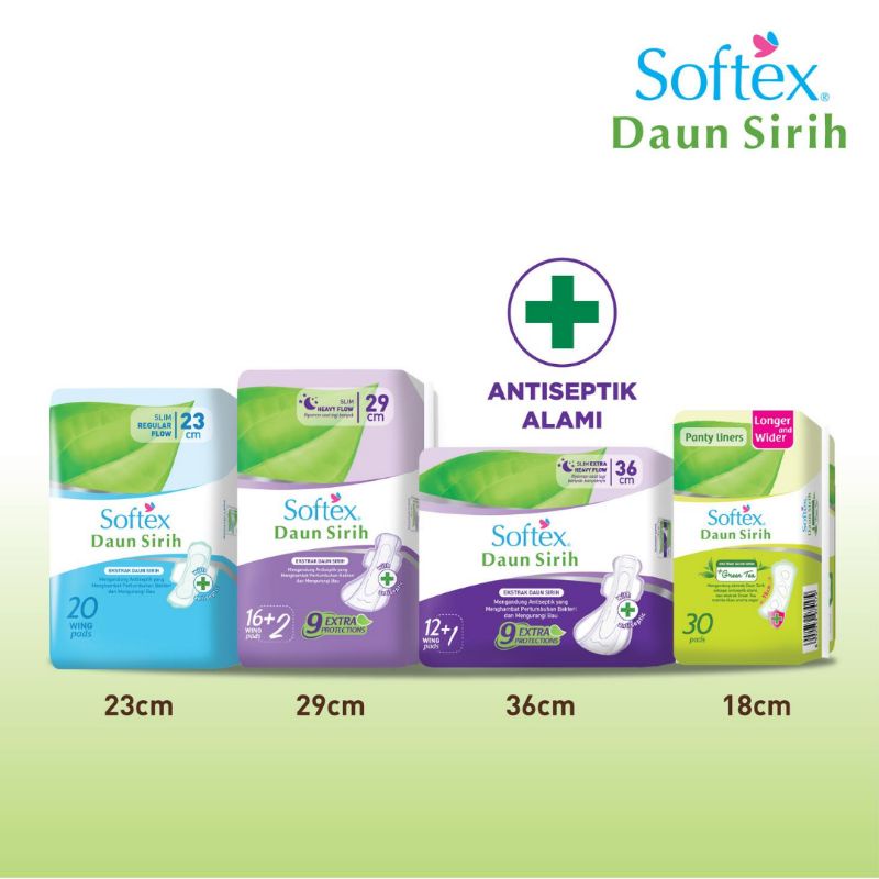 Betel Leaf SOFTEX| Panty LINERS Betel Leaf | Shopee Malaysia