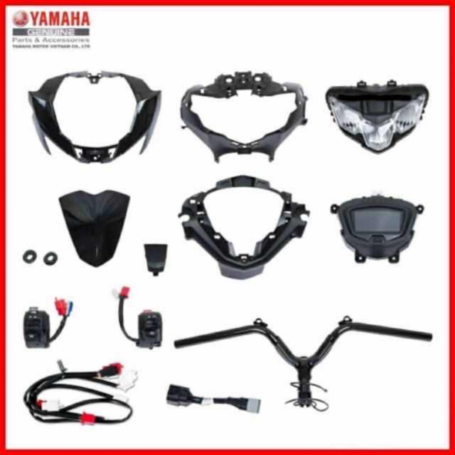 Y15 V1 Convert Y15ZR V2 Head Lamp Set Full Set PNP Original Yamaha Meter + Inner Cover + Handle ...