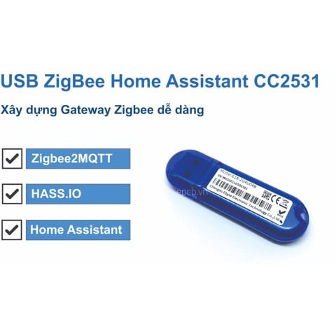 Usb CC2531 Flash Zigbee2MQTT Zigbee 3.0 Connection (Supports Home ...