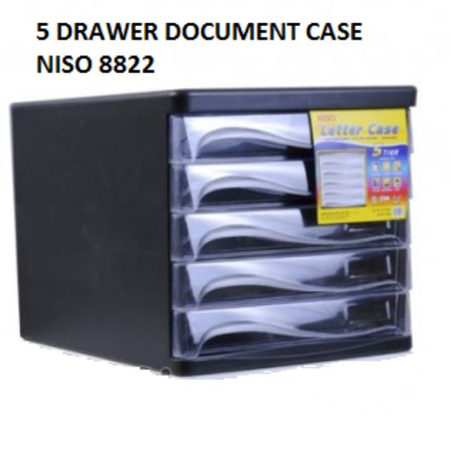 Niso 5 Tier Document Tray / letter case (no.8822) | Shopee Malaysia