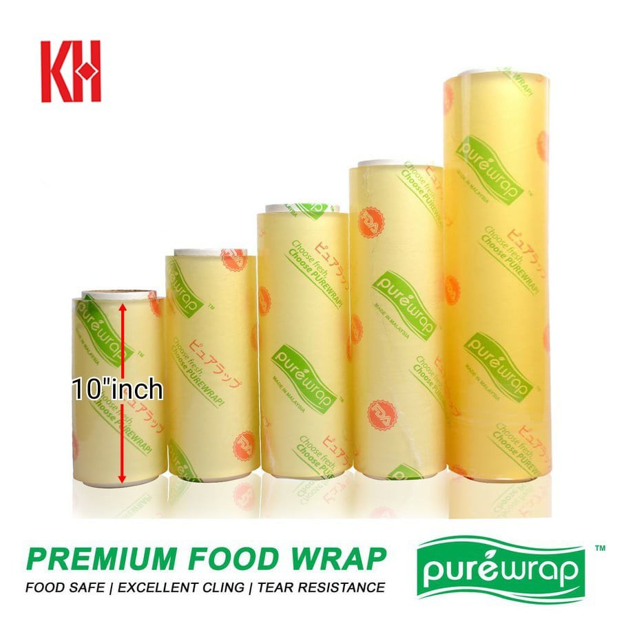 10" Purewrap Food Wrap / Cling Film / 25cm X 400m / Wrapping Firm ...