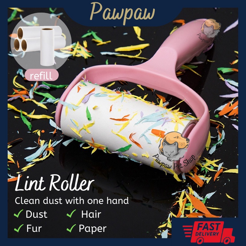 Pawpaw Sticky Lint Roller Refill Stick Dust Pet Hair Cat Fur Remover ...