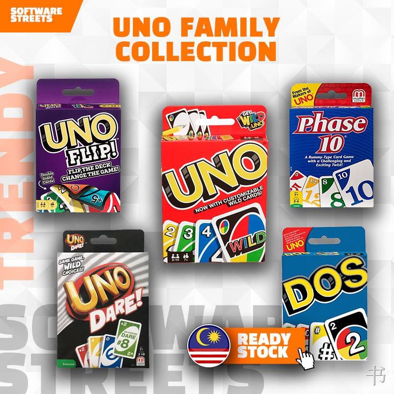 english book﹍Uno Family Collection (Uno, Flip, Phase 10) | Shopee Malaysia